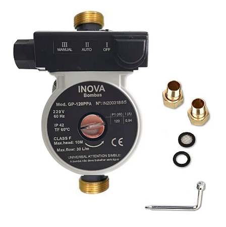 Bomba Pressurizadora De Água Inova Gp 120 Ppa 120W - 220 V - Climatherm