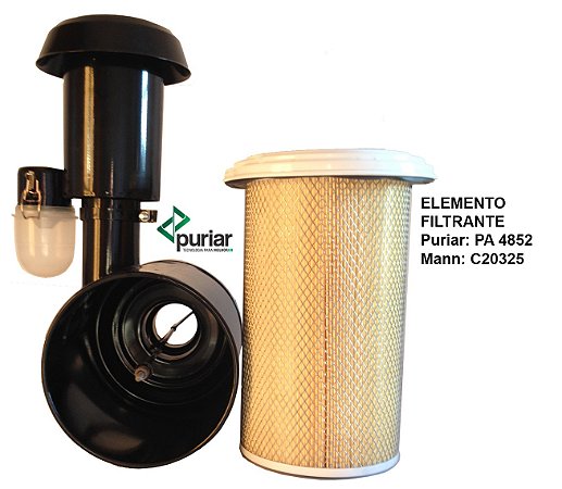 Filtro de ar completo motor - OM 352 - Agro Peças Online