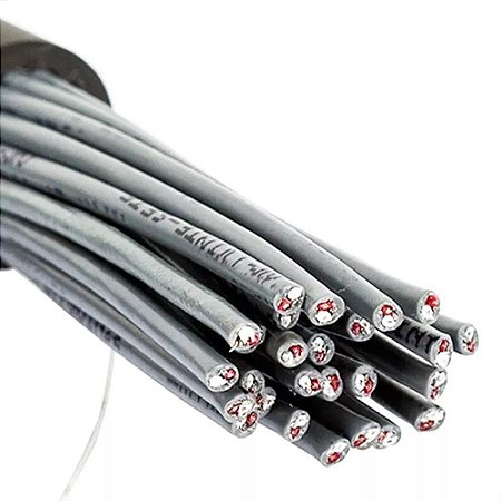 Multicabo 12 vias por 24 AWG profissional OFHC blindado 100 metros ...
