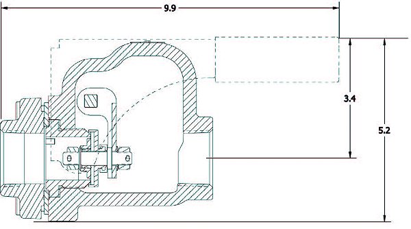Válvula 1 1/4 Emergência Shutoff ESV NPT 259 GPM - VA6010 - RegO ...