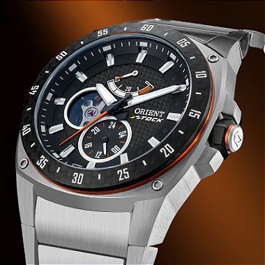 Relógio Orient Speedtech Stock Car Open Heart YN8TT006 P1SX - Sua loja ...