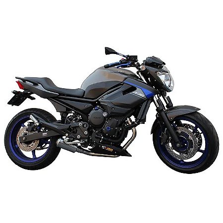 ESCAPAMENTO FULL PONTEIRA SC INOX + COLETOR 4X1 EM AÇO INOX YAMAHA XJ6 ...