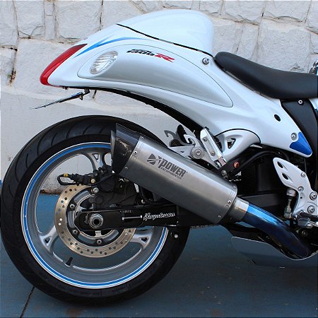Ponteira Escapamento Esportivo completo da moto Suzuki Hayabusa G3 - Power Escapamentos