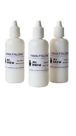 Fenolftaleína Solução 1% em Álcool - 50ML - Mister Brew Shop - Os ...