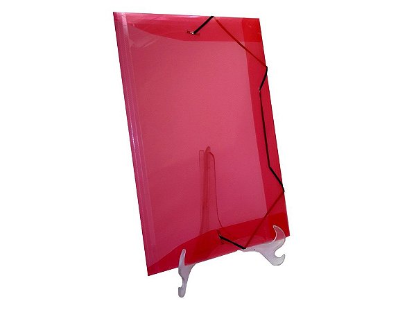 Pasta tamanho A4 Transparente com Elástico - Escola e Escritório ...