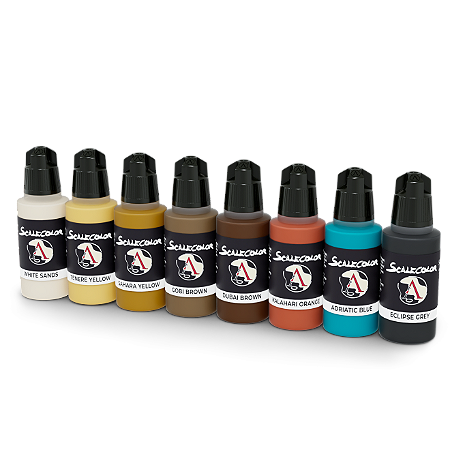Conjunto Tintas Acrílicas Scalecolor - NMM GOLD AND COPPER - Scale75 ...