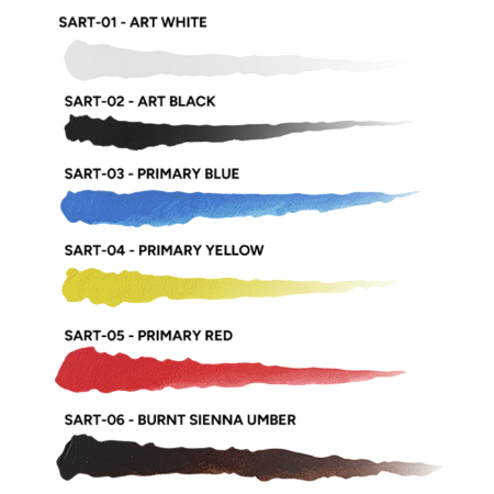 Conjunto Tintas Acrílicas Artist - BASIC COLORS - Scale75 (x6 20ml ...