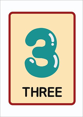 Placa Números - Numbers 0 at 30 - Loja Sempre Fácil