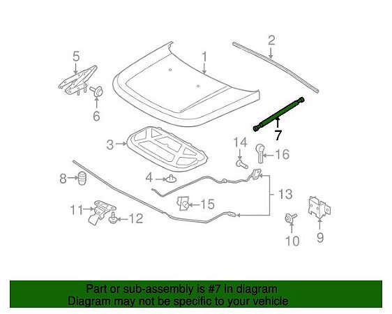 Par Amortecedor Capo Land Rover Freelander 2 06/15 LR001773 - Assaliz ...