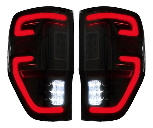 Lanterna traseira Ranger Raptor fumê 2017 a 2022 - 4x4 Store Brasil