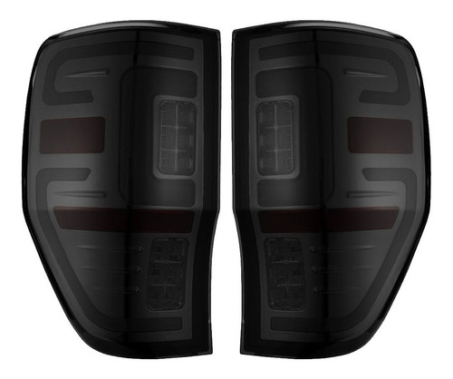 Lanterna traseira Ranger Raptor fumê 2017 a 2022 - 4x4 Store Brasil