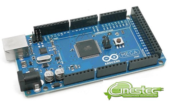 Placa Arduino Mega 2560 R3 Usb Ch340 Com Cabo Cinestec