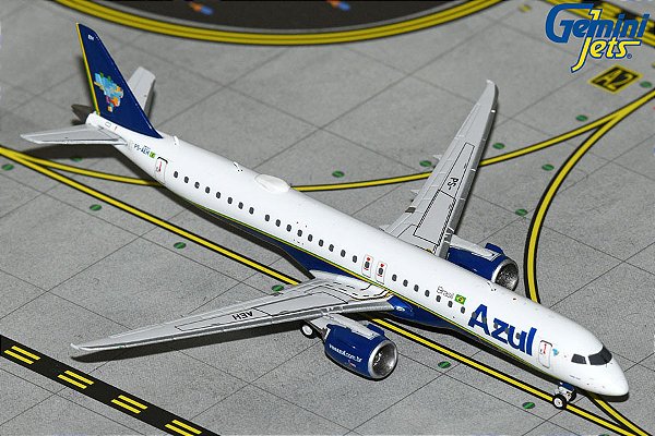 Gemini Jets 1:400 Azul Embraer 195-E2 - Pedro Miniaturas