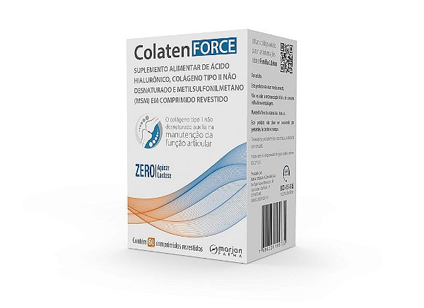 Suplemento Alimentar Colaten Force 60 comprimidos | Marjan | Go.Foreve ...