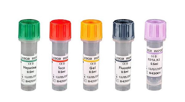 Mini Tubos Labor Import Seco Com Ativador 0,5ml C/50 Unidades - Cirúrgica Ultramed | Produtos ...