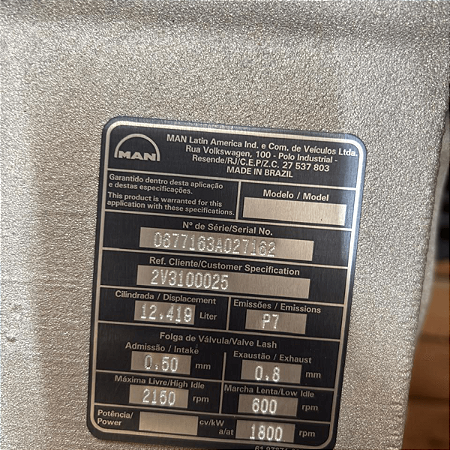 Motor Básico Meteor 28460 29520 Original Vw - Futura Caminhões ...