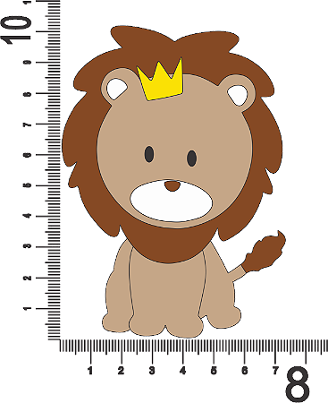 Kit de 7 Recortes em Feltro de Bichinhos - Escolha Tamanho e Cor ...