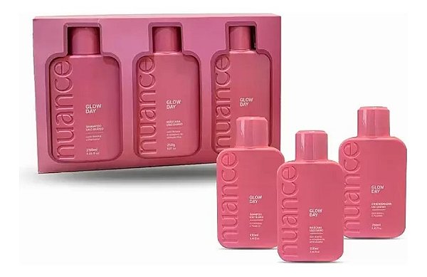 Kit Glow Day Hair Care Tratamento - Nuance Professional - BY BEAUTY ...