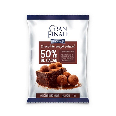 CHOCOLATE PO 50% GRAN FINALE 1KG - Matias Festas Recife