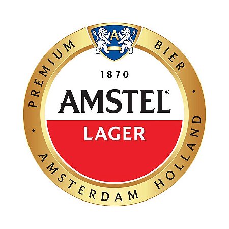 Cerveja Amstel Lager Lata 350ml - Armazem Campineiro