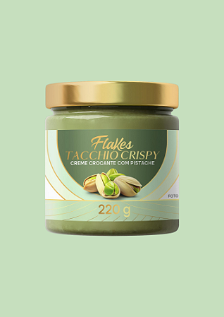Flakestacchio Crispy 220g - Loja Flakes Brasil