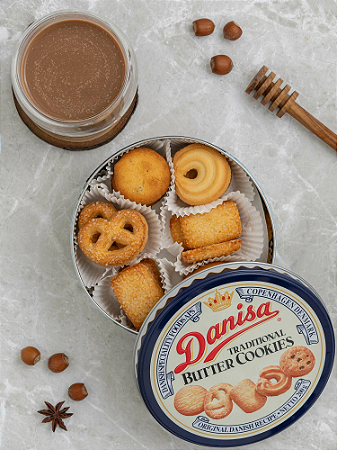 BISCOITO AMANTEIGADO DANISA LATA - 200G - K-DRAMA FOOD