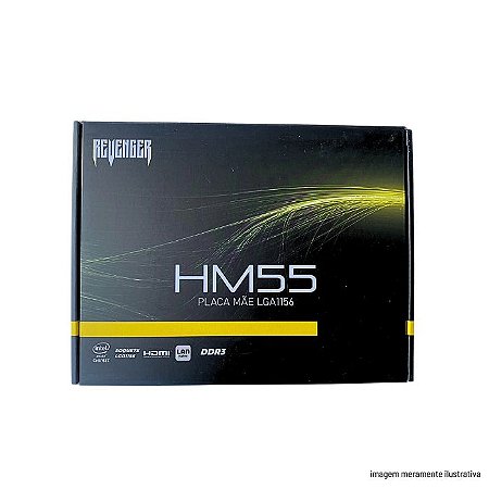 PLACA MAE H55 DDR3 1 GERAÇAO HDMI VGA LGA 1156 G-HM55 REVENGER - Vidacom