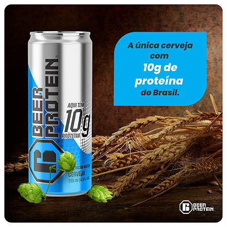 Kit 6 Cervejas Beer Protein 10g Proteína Premium - Beer Protein