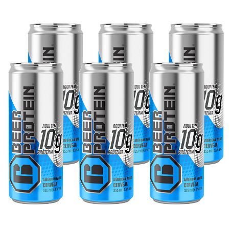 Kit 6 Cervejas Beer Protein 10g Proteína Premium - Beer Protein