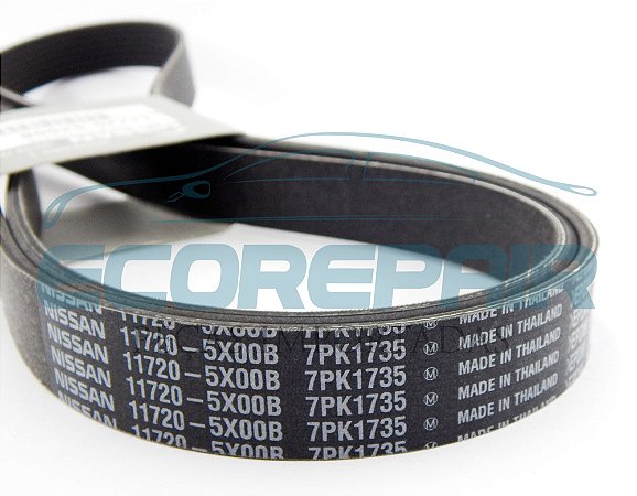 Correia do alternador 7PK1735 Nissan Frontier e Pathfinder - Ecorepair ...