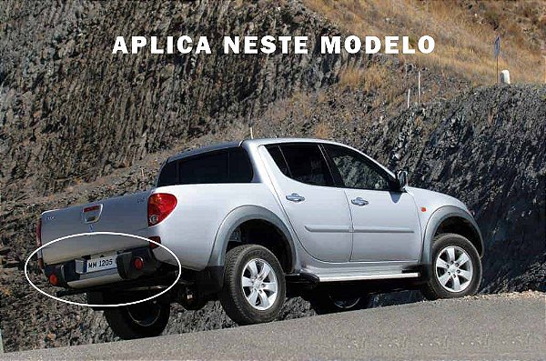 Parachoque traseiro L200 Triton modelo mercosul - Original - Ecorepair ...