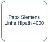 Pabx Siemens Linha Hipath 4000 - BINACOM