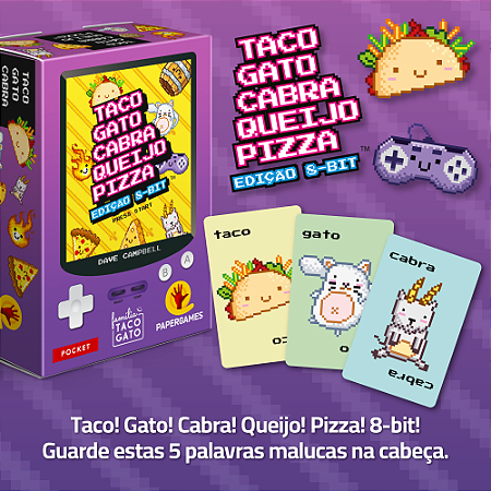 Taco Gato Cabra Queijo Pizza: Edição 8-Bit (Família Taco Gato ...