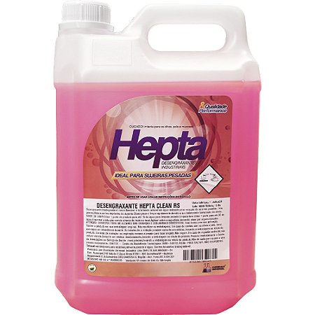 Desengraxante Hepta Limpeza Pesada Multiuso - 5 Litros - SeuPosto.Com | Equipamentos para Posto ...