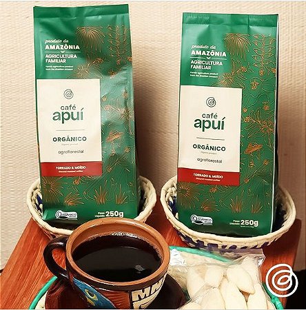 Café Apuí Orgânico - torrado e moido 250g - D'Amazônia Origens