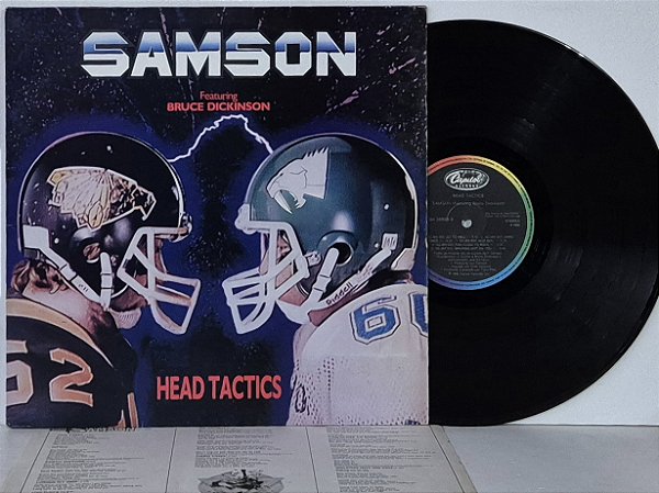 Samson Featuring Bruce Dickinson ‎– Head Tactics - VINIL SP