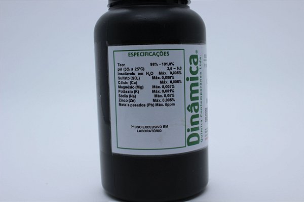 CLORETO DE MANGANES II OSO 4H2O PA 500G - Didática SP CLORETO DE MANGANES II OSO 4H2O PA 500G - Didática SP