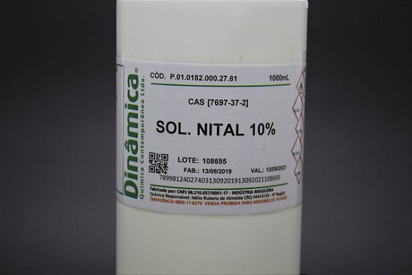 SOLUCAO NITAL 10% 1L - Didática SP