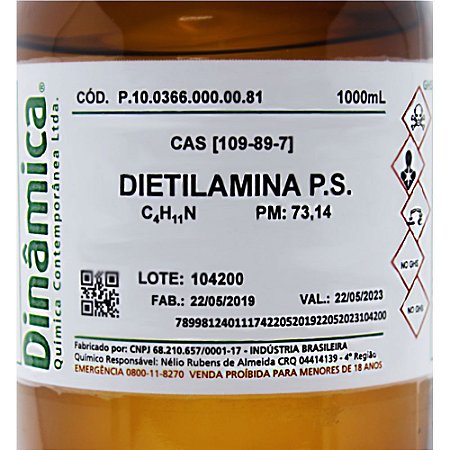 DIETILAMINA PS 1L *PF/SSP* - Didática SP