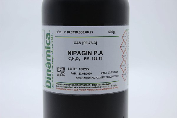 NIPAGIN PA 500G - Didática SP