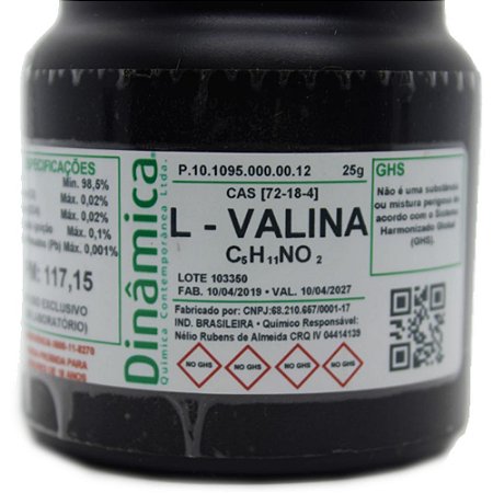 VALINA-L 25G - Didática SP