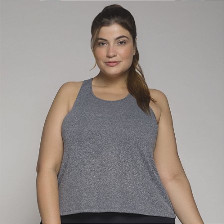 CAMISETA REGATA- PLUS SIZE - Selene - Absoluta em Conforto