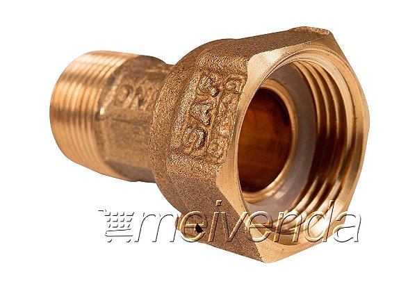 Conexão Virola Metálica para Hidrômetro DN 3/4" - MEIVENDA
