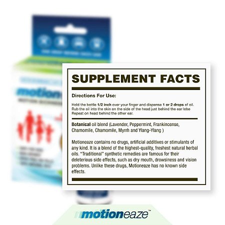 Motioneaze Motion Sickness Relief Topical Oil - Consumos da Martina