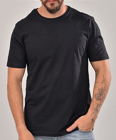 Camiseta preta pré-encolhida - ESTONADO.COM - Sua Coleção com Estilo