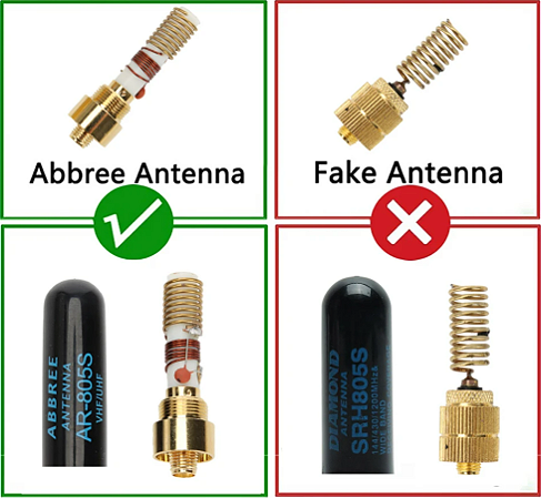 Antena Abbree AR-805S Dual Band SMA-Fêmea - Viabrun.com.br