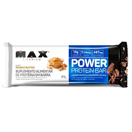 Power Protein Bar Max Titanium - Tudo em Suplementos Alimentares