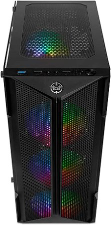 Gabinete Galaxy Gamer RGB 4 Fans, Lateral de Vidro, Midi Tower ...