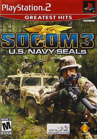 Jogo SOCOM 3 U.S. Navy SEALs PS2 Usado Xplace Games Loja de games video game e assistencia tecnica Curitiba PS5 PS4 Xbox One PS3 Xbox 360 Nintendo Switch 3DS
