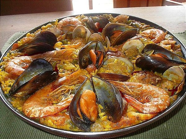 PAELLA DE MARISCOS - Restaurante Meson Espanhol Lagoa Santa